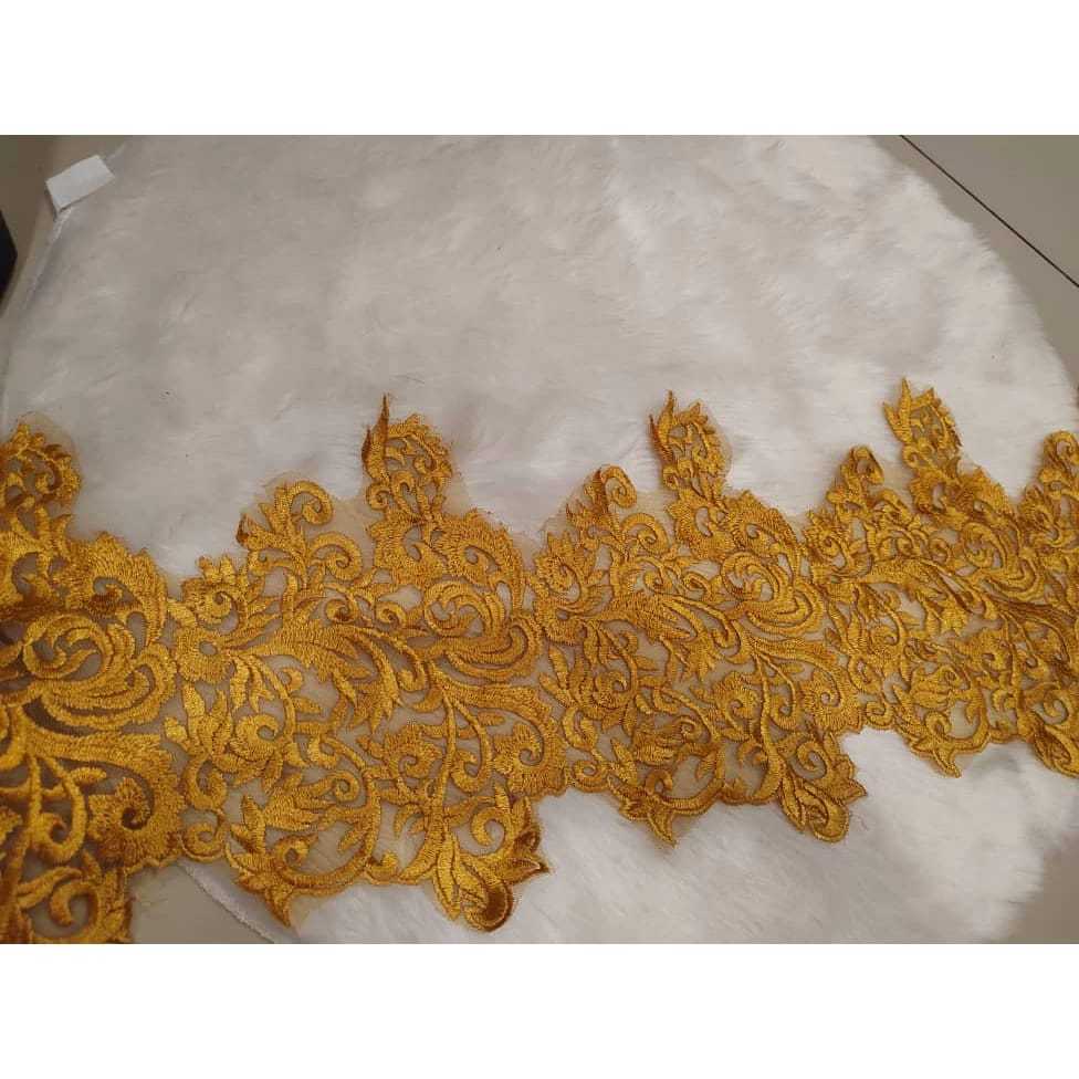 🔥Ready Stock Big Saiz 23cm Tinggi BORDER LACE SIMPLE KEMAS MANIK SESUAI ...