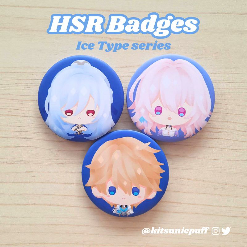 Honkai Star Rail HSR Button Badges - ICE TYPE series 🧊 | Shopee Malaysia