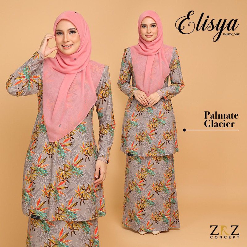 TERBARU ! Baju Raya Kurung Elisya 31 dan Jubah Baju Tanpa Gosok | Shopee Malaysia