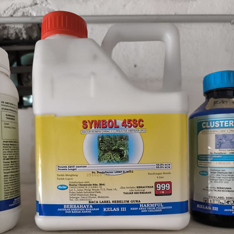 4L HEXTAR SYMBOL 45 SC ametryn 45% RACUN RUMPUT SAMBAU | Shopee Malaysia