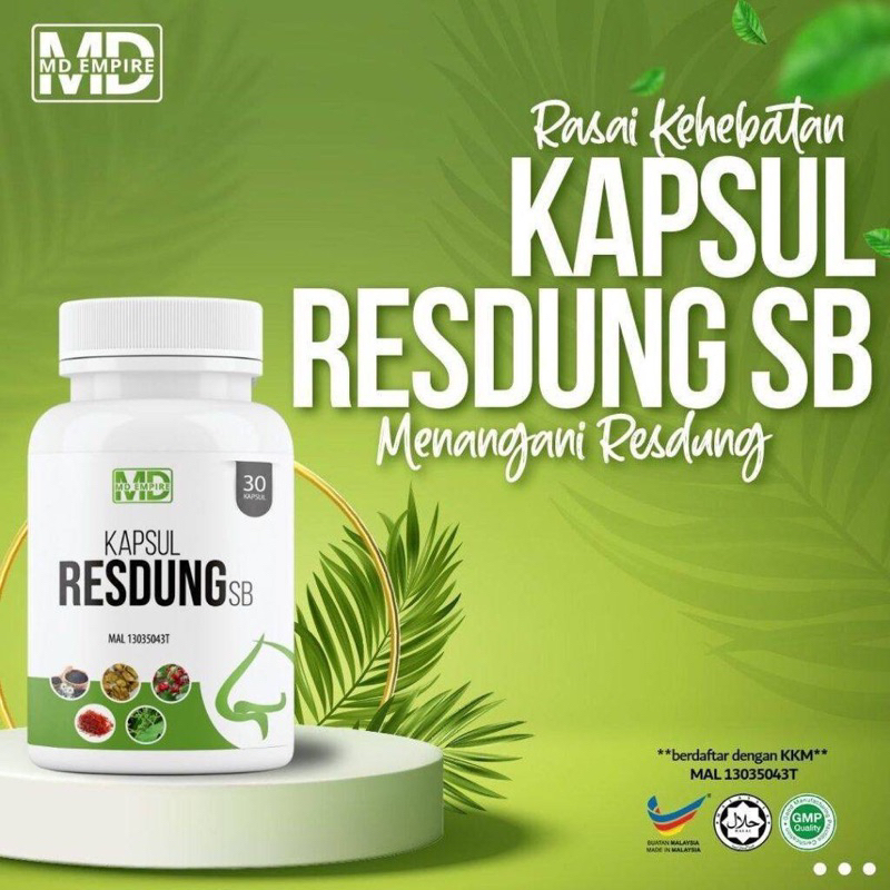 [SALES] MD Empire Kapsul Resdung SB (30 Capsules) | Shopee Malaysia