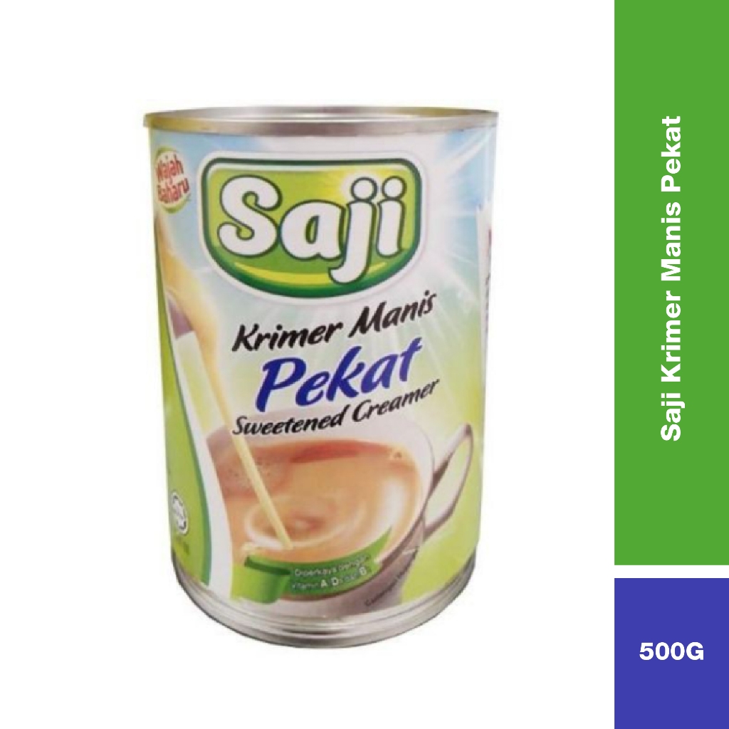 Saji Sweetened Creamer Pekat (500g) / Susu Krimer Manis Pekat | Shopee ...