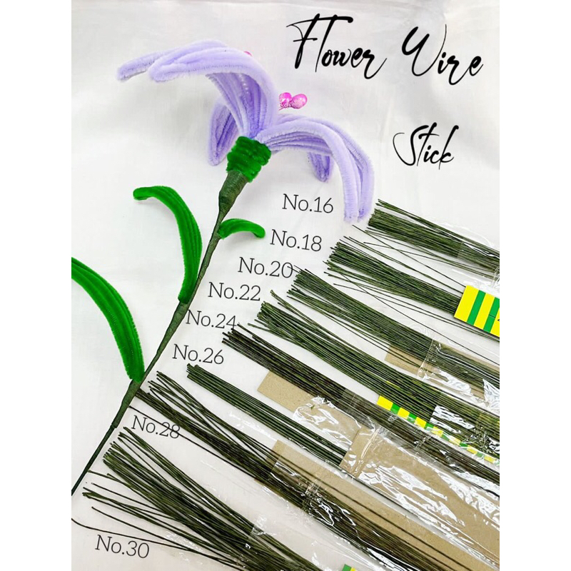 1PKT(45Pcs)Flora Wire /Flower Wire/Wire Handicraft | Dawai Hijau ...
