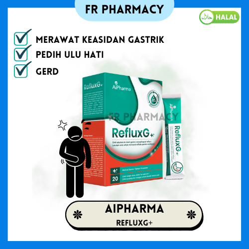 AIPHARMA REFLUX G+ MULTI ACTION SACHET 10MLX20 SACHET. Expiry date : 03 ...