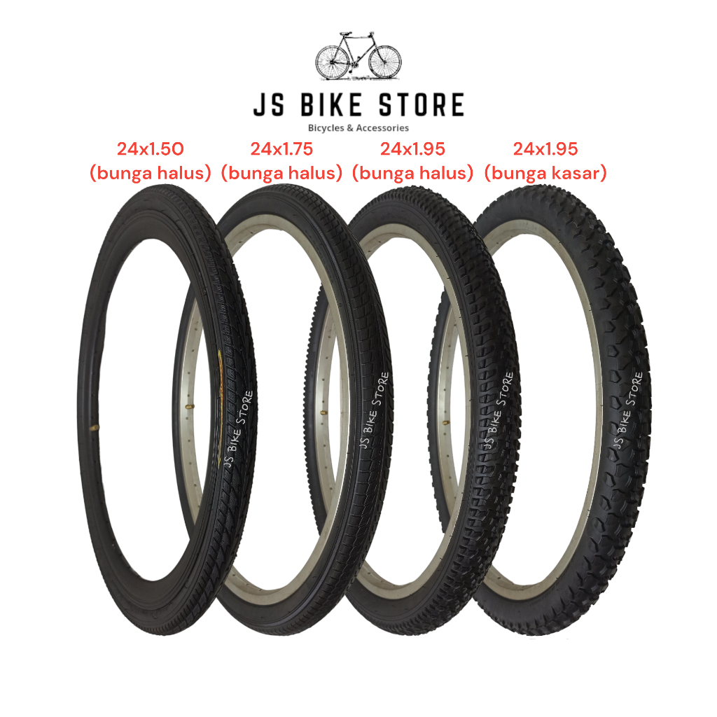 24" Tayar luar basikal bicycle tyre (1 pc) [24x1.50], [24x1.75], [24x1 ...