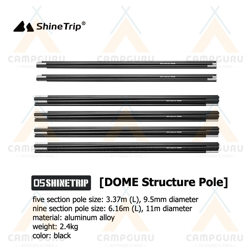 ShineTrip Dome Shelter Outdoor Tarp 05 Series A470-H00 PU3000mm Camping ...