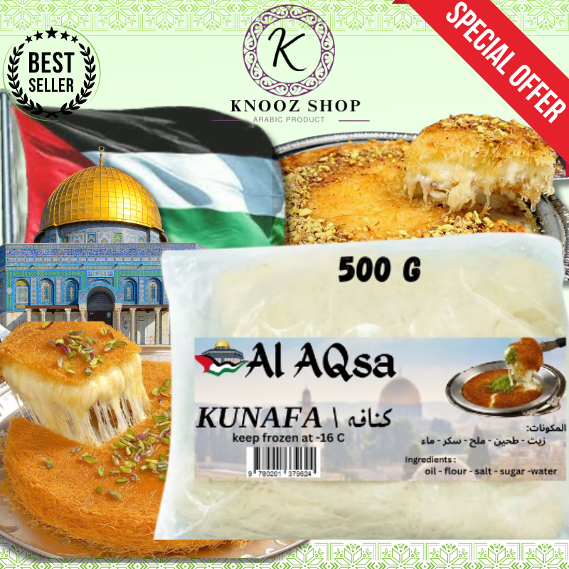Al Quds brand Palastine kunafa dough viral original Taste Fresh 500G ...