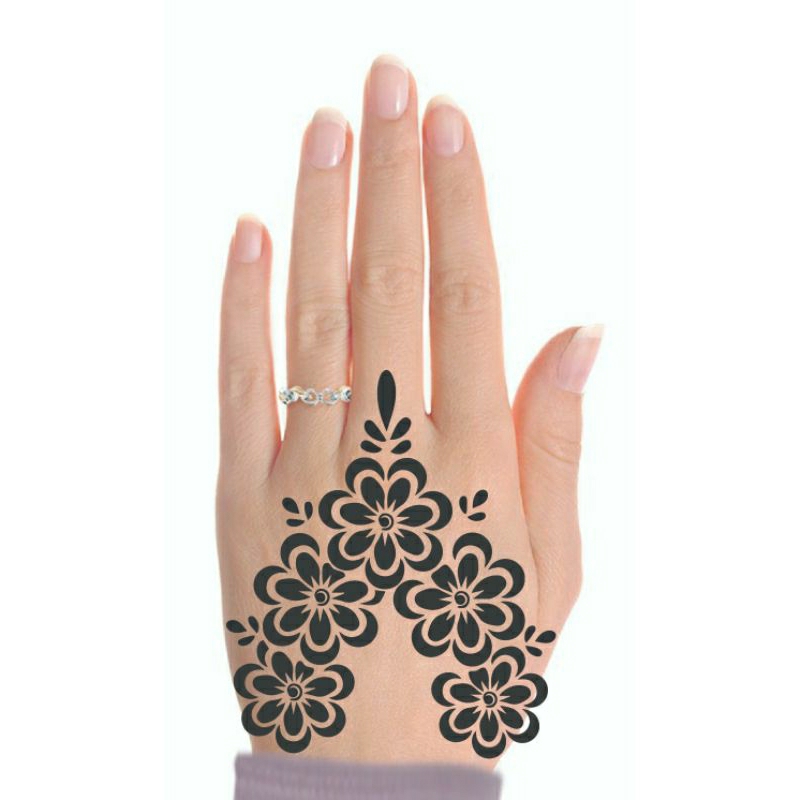 Sticker Inai Terrmurah (henna sticker)Tahun baharu 2024 | Shopee Malaysia