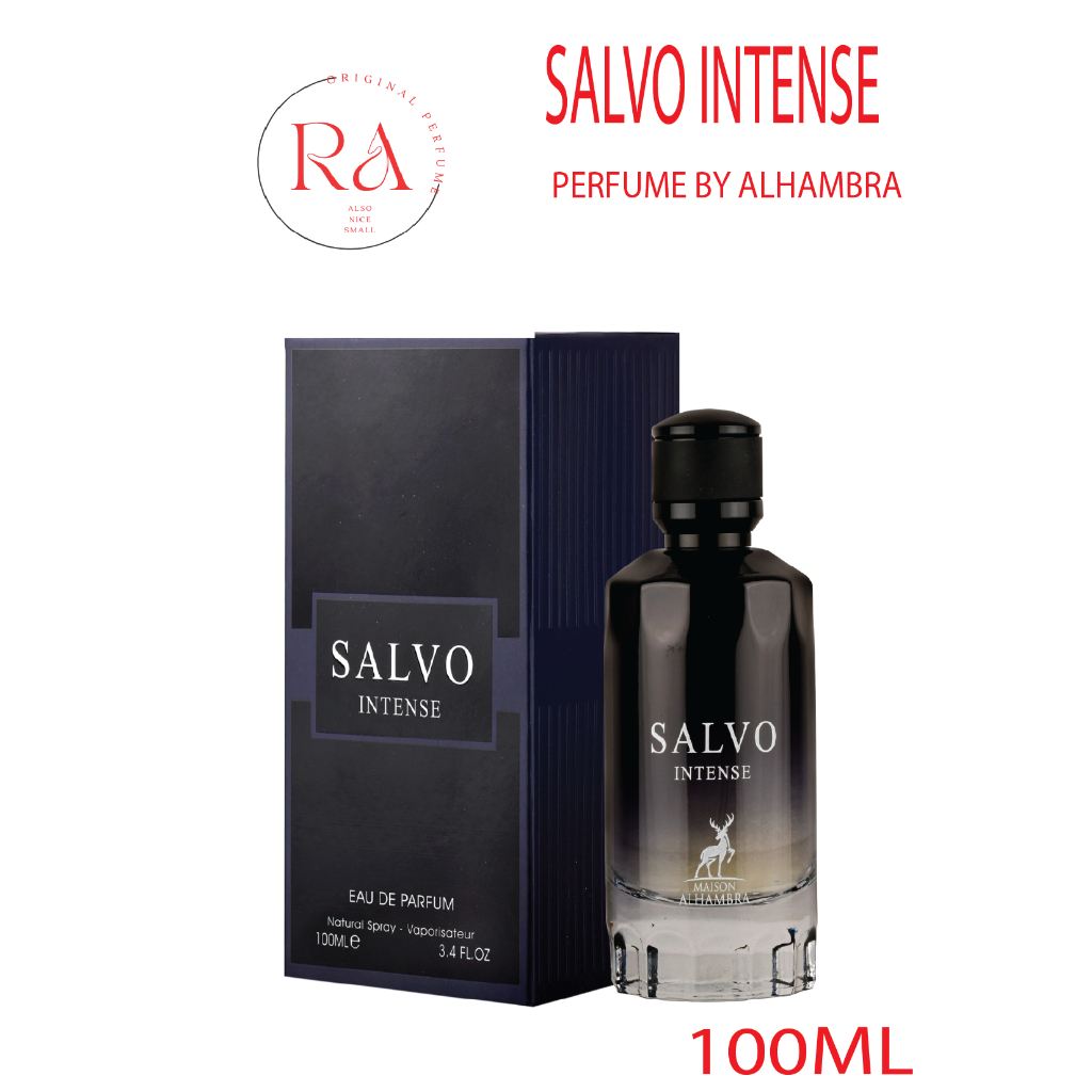 100%Original Salvo intense EDP Spray 100ml By Maison Alhambra | Shopee ...