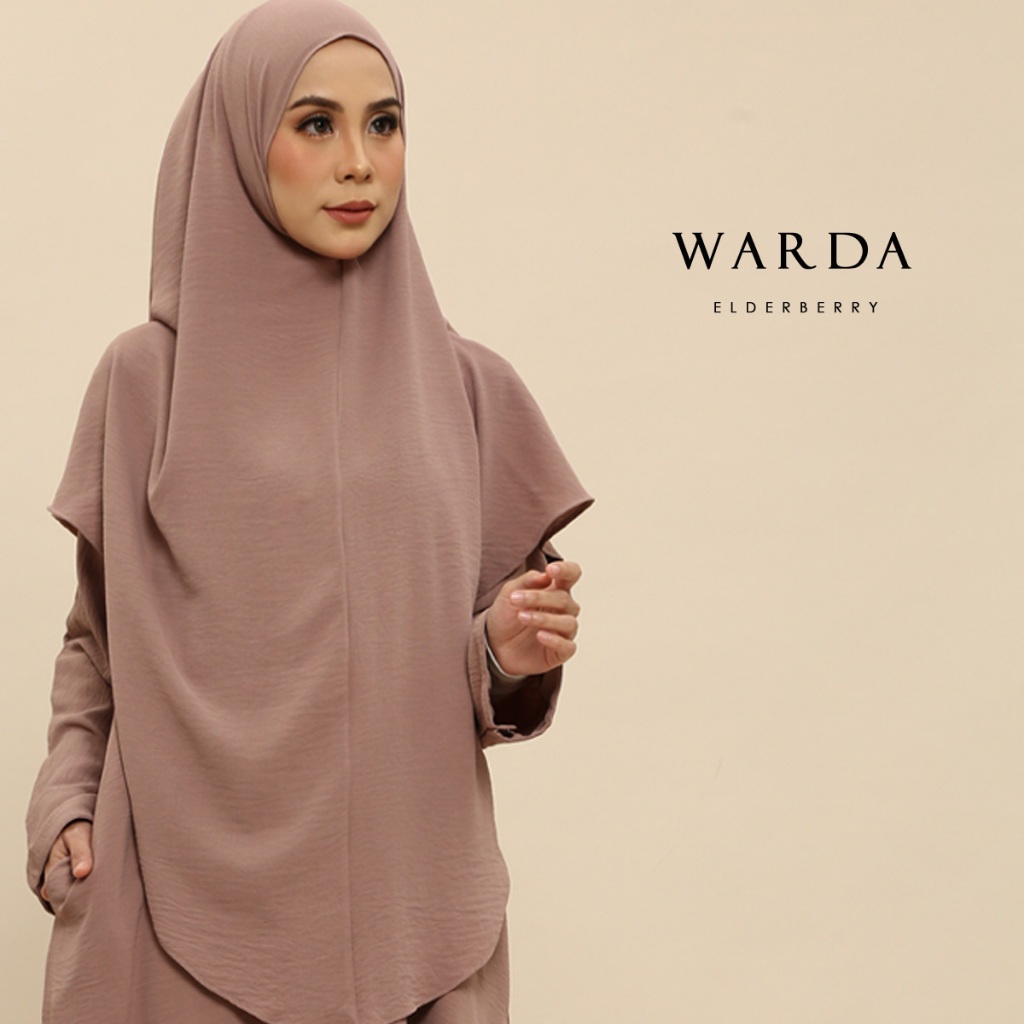 Tudung Labuh Khimar Warda Tudung Ironless Tudung Sarung Umrah Tudung Labuh Cey Tudung L XL ...