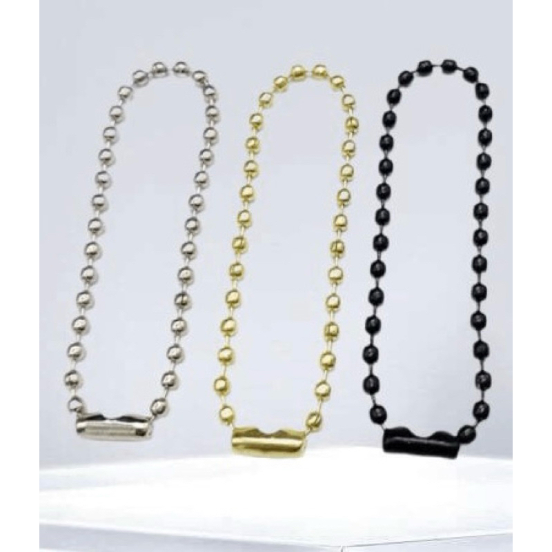 100Pcs 10cm Ball Bead Chains Fits Key Chain/Dolls/Label Hand Tag ...