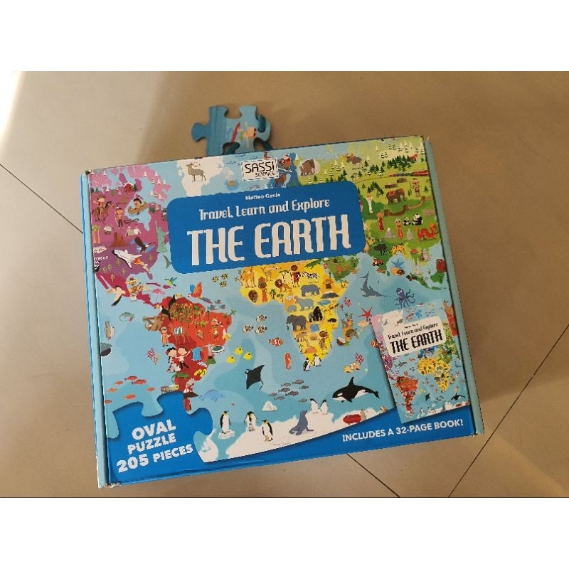 Preloved Sassi Puzzle and Book Science Learn Explore Kids Early ...