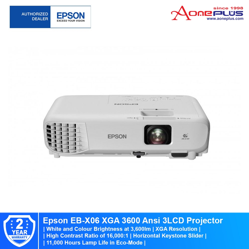 Epson EB-X06 XGA 3600 Ansi 3LCD Projector | Shopee Malaysia