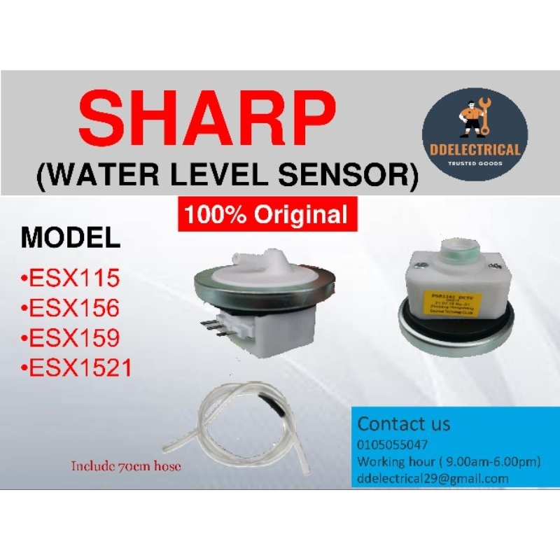(100% ORIGINAL) SHARP WASHING MACHINE WATER LEVEL SENSOR (ESX115 ...