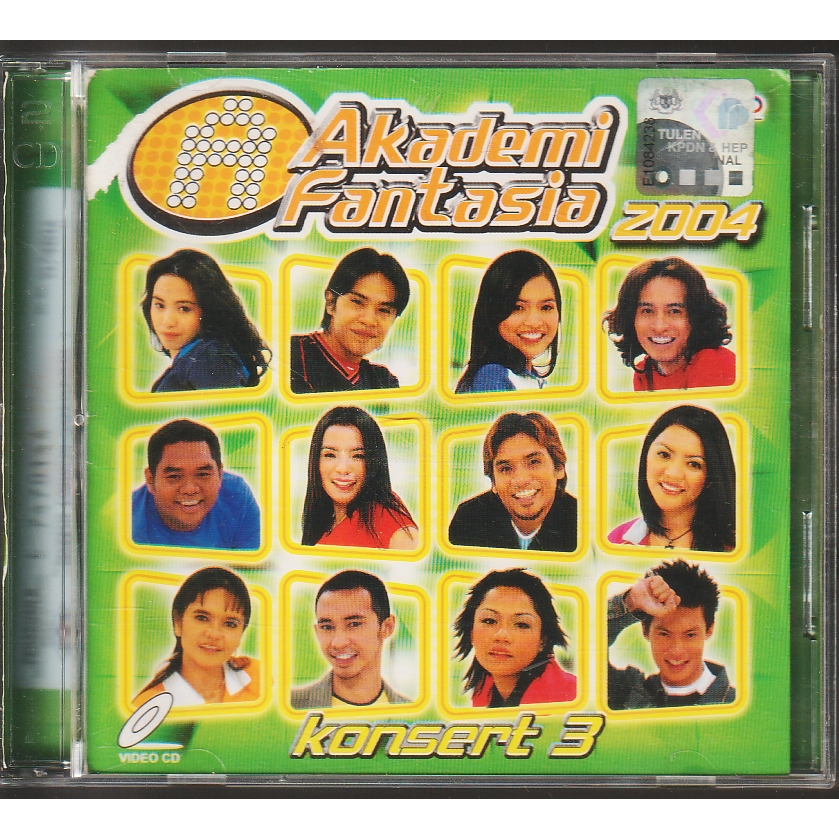 VCD AKADEMI FANTASIA 2004 KONSERT 3 : AF2 ( ORIGINAL ) | Shopee Malaysia