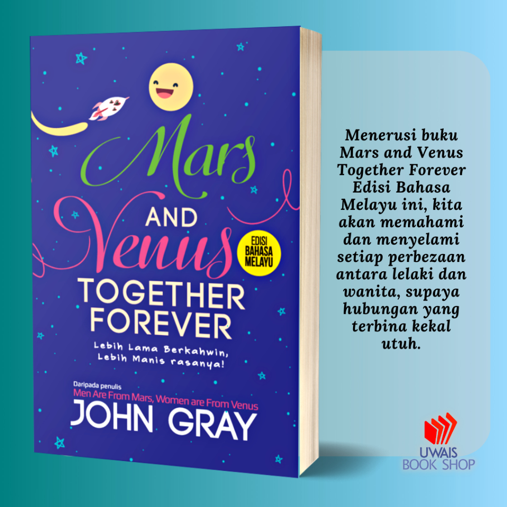Buku PTS: Mars and Venus Together Forever - Edisi Bahasa Melayu oleh John Gray | Shopee Malaysia