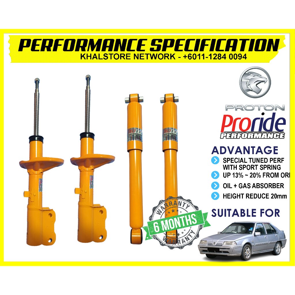 Proride Proton Saga Iswara Performance Absorber Sport LMSS LMST Kereta ...