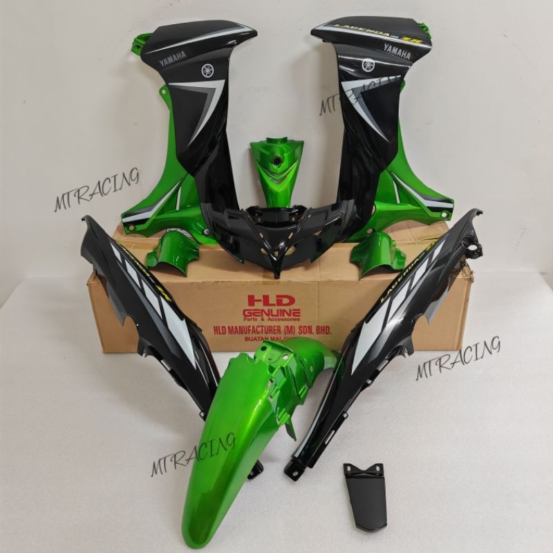 CUSTOM COVER SET LAGENDA SRL110 SRL110Z SRL110ZR YAMAHA GREEN BLACK ...