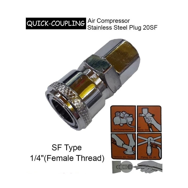 Air Compressor Socket SF20 Inlet-Thread Heavy Duty | Shopee Malaysia