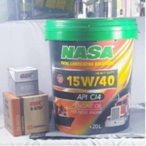 Engine oil 15w40/CI4/20liter/NASA&OIL FILTER&DIESEL FILTER ISUZU NPR ...