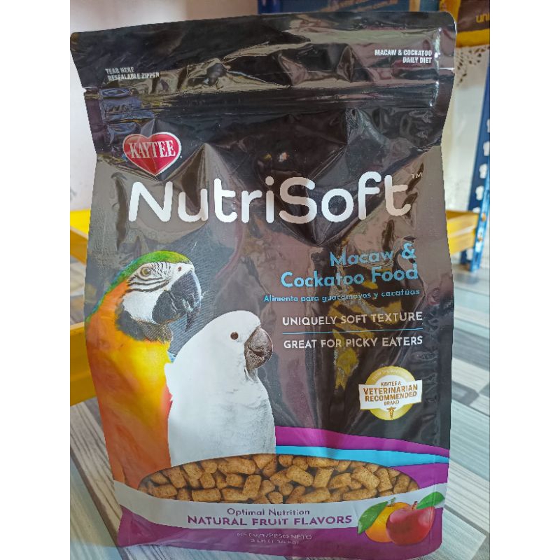 NUTRISOFT PELLETS MACAW & KOKATOO ORIGINAL FLAVORS 1KG | Shopee Malaysia