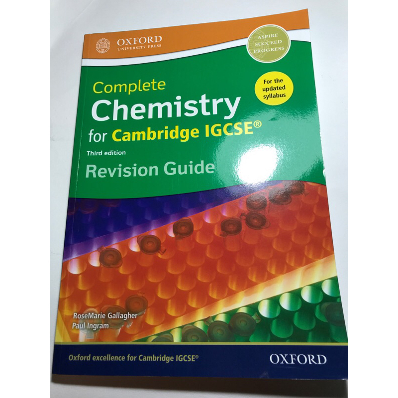 Revision Guide Complete Chemistry for Cambridge IGCSE (Third edition ...