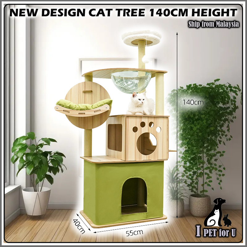 Big Bed Cat Nest Cat Tree Integrated Cat Climbing Frame Large Climbing ...