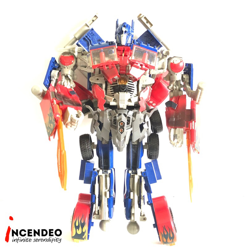 Transformers Optimus Prime Large Action Figure Toy with Sound | Shopee ...