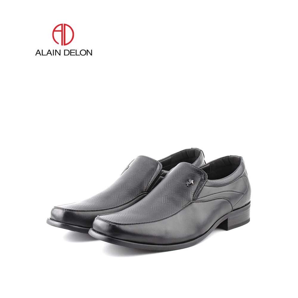 ALAIN DELON Men's PU Leather Business Shoes - Black 202408-NI2-1P ...