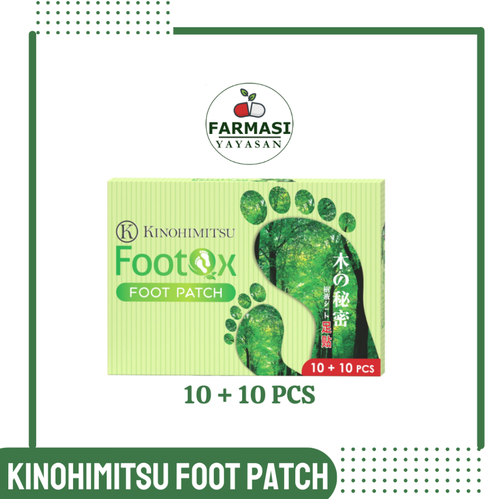 Kinohimitsu Footox Foot Patch (10's + 10's) | Shopee Malaysia