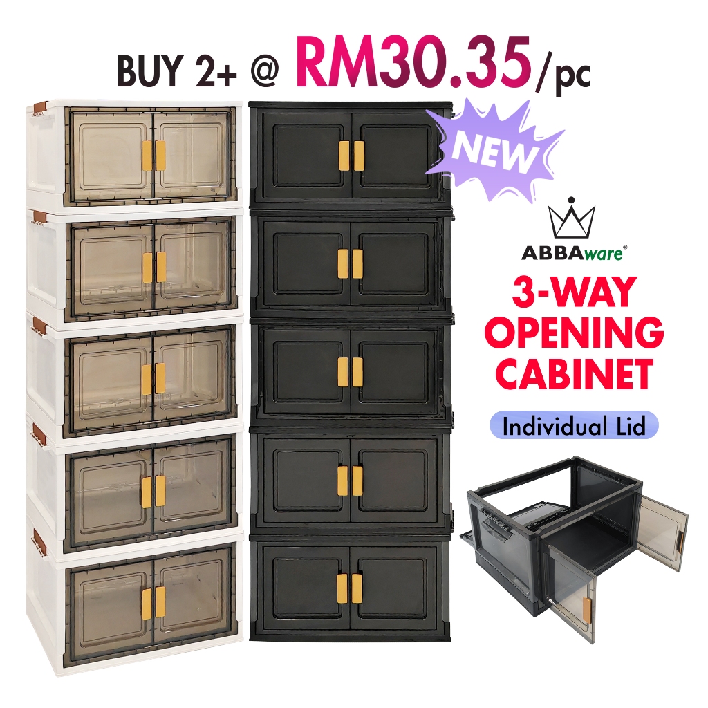 ABBAware 1/2/3/4/5 Layers Foldable Storage Cabinet/ Multipurpose ...