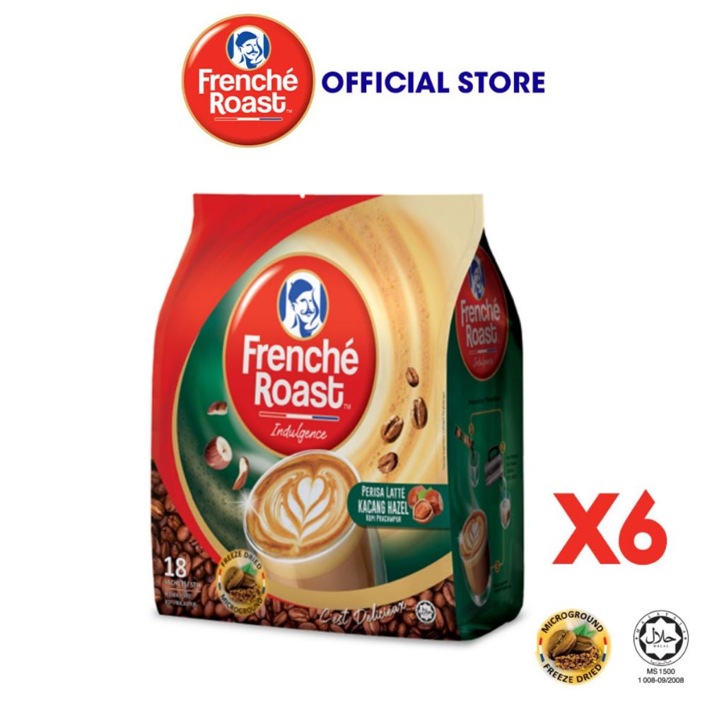 French Roast Indulgence Hazelnut Latte (18's x 23g/6 Pack) | Shopee ...