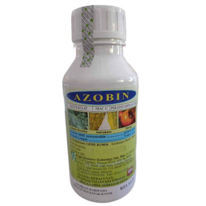 500ML AZOBIN AZOXYSTROBIN 22.94%/RACUN KULAT HAWAR BINTIK DAUN ...