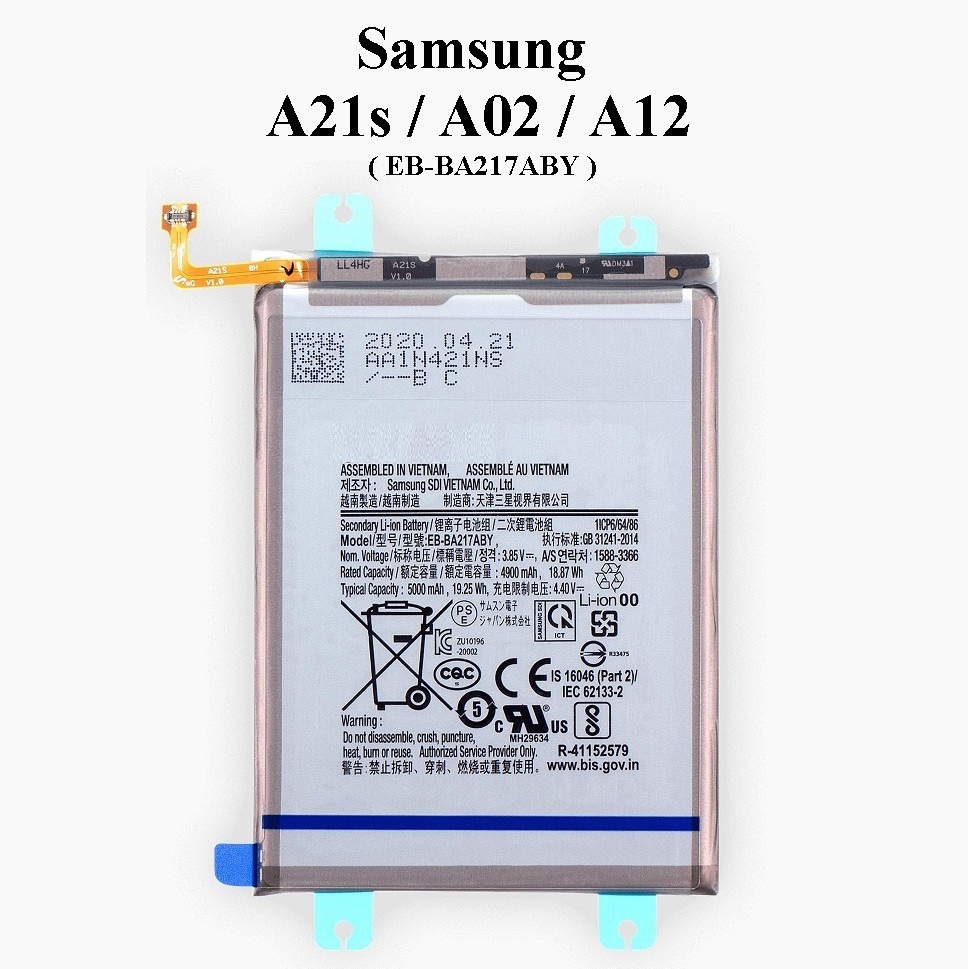 Samsung Galaxy A21s ( SM-A217F ) / A02 ( SM-A022F ) / A12 ( SM-A125F ...