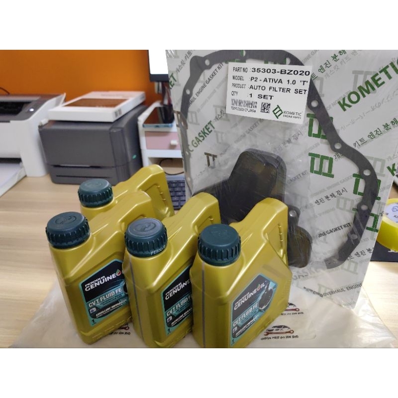 Perodua Auto Transmission Oil ATF CVT FE Fluid 1L Perodua Ativa 1.0 ...