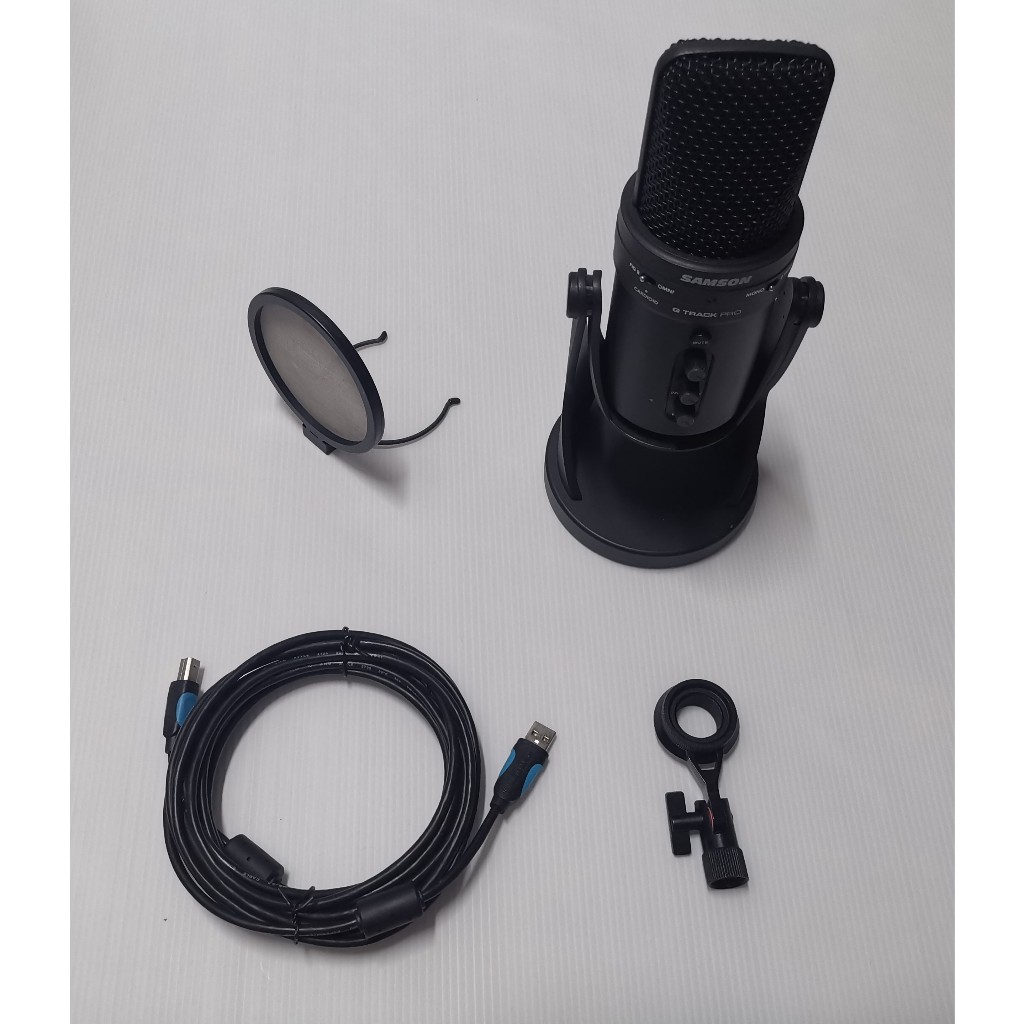 (Used) Samson G-Track Pro - USB Microphone with Audio Interface ...