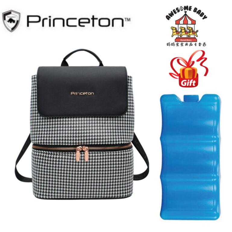 Princeton Double Layer Cooler Bag Monroe Free Ice Brick (With Gift Box ...