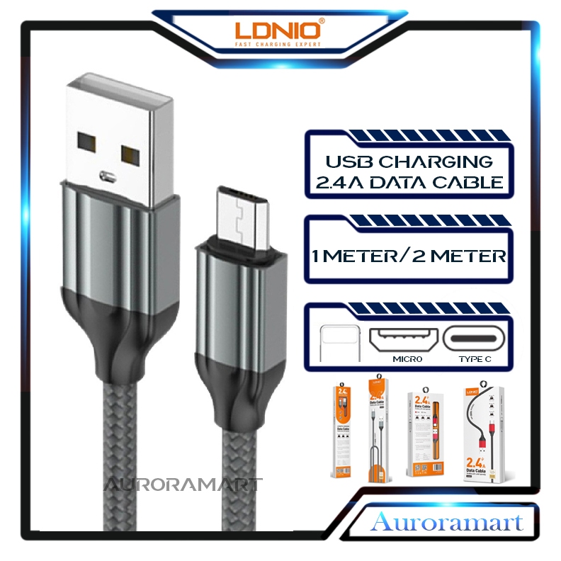 Original Ldnio Cable Type C Cable Micro Cable lP 1 Meter 2 Meter Long ...
