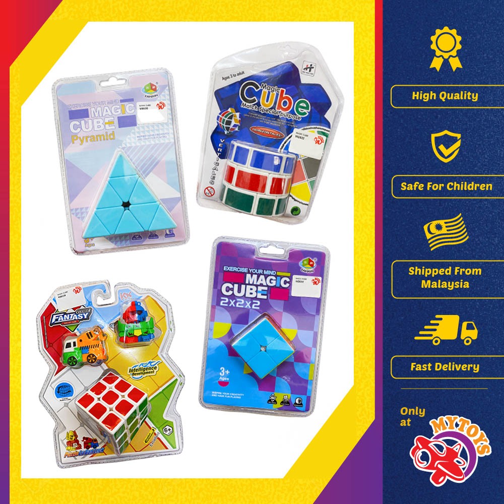 Kiub Rubik Cube Rubik's Magic Cube 3x3x3, 4x4x4 Cube Speed Professional ...