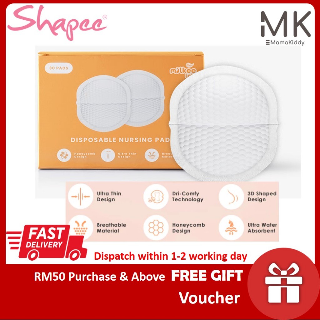 Shapee Disposable Nursing Pads Breast Pads 30 / 60 / 120 Pads | Shopee ...