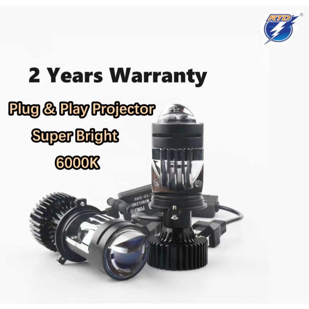 Rayton RTD Plug And Play 6000K 4300K 3000K Car Mini H4 LED Headlight ...