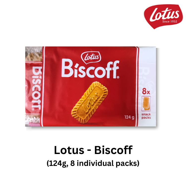 Lotus - Biscoff (124g, 8 individual packs) | Shopee Malaysia
