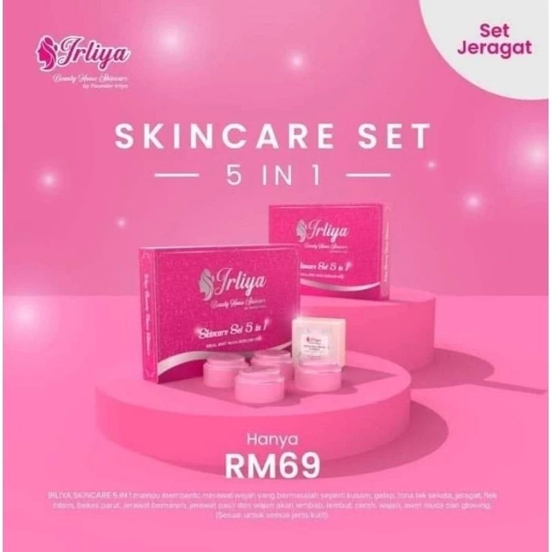 SET JERAGAT IRLIYA BEAUTY SKINCARE ORIGINAL 💯 | Shopee Malaysia