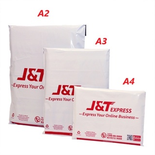 J&T FLYER READY STOCK JNT COURIER BAG PACKAGING BAG ( 100 PCS ...