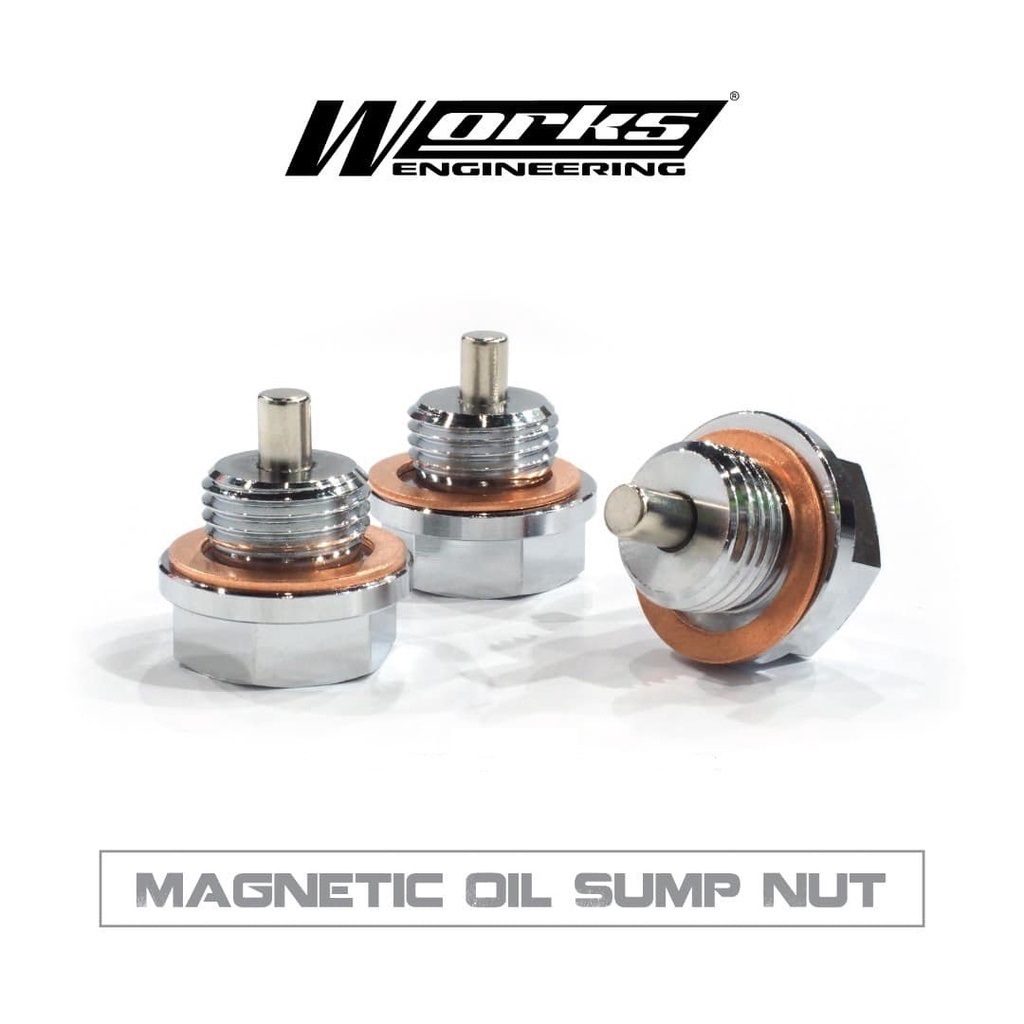 WORKS MAGNETIC OIL SUMP NUT M16 X P1.5 (TOYOTA GT86/SUBARU BRZ ...
