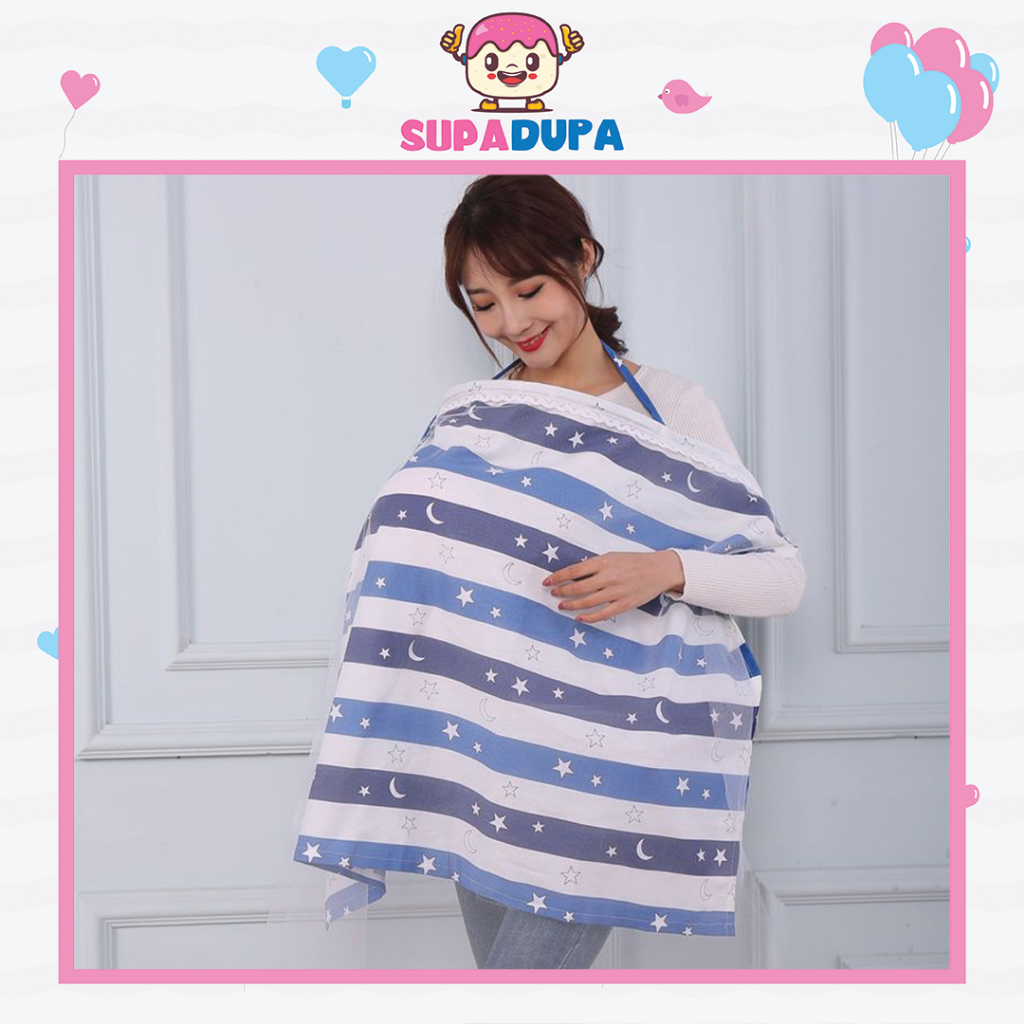 Multipurpose Cute Cartoon Nursing Privacy Cover Apron Shawl Cloth Mommy ...