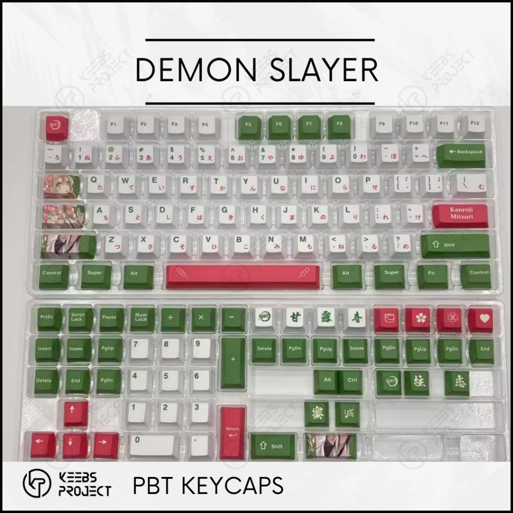 [Ready Stock] Demon Slayer Tanjiro Nezuko Anime PBT Cherry Profile ...