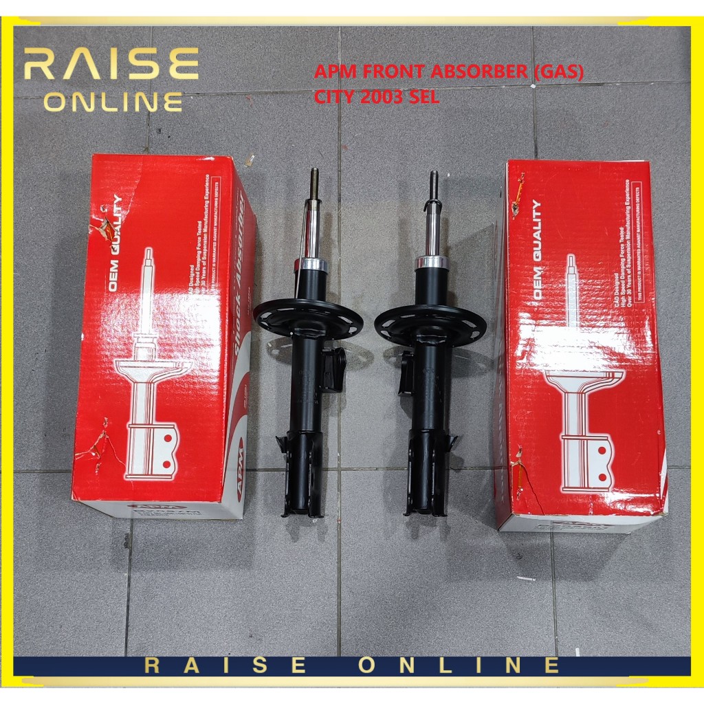 100% APM SHOCK ABSORBER HONDA CITY SEL GD8 IDSI TYPE 2003 ( FRONT ...