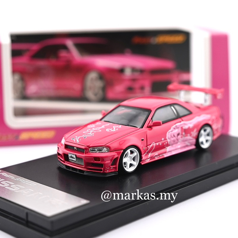FASTSPEED x CAR HEAVEN 1/64 NISSAN SKYLINE GT-R R34 FAST & FURIOUS SUKI ...