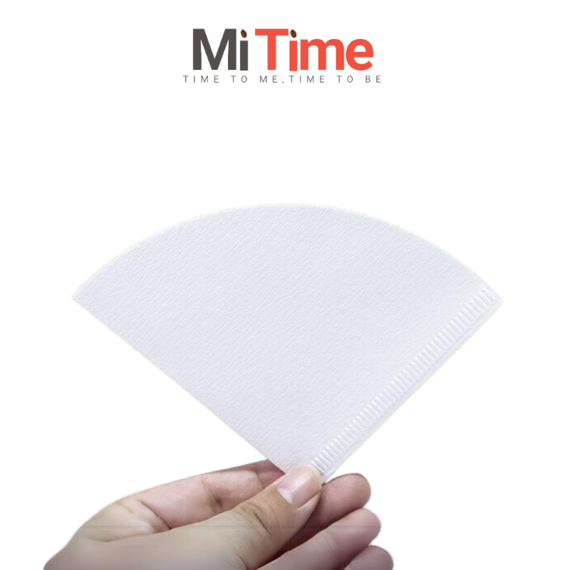 TIMEMORE 𝙈𝙔 - 100pcs V Shape Filter paper Pour over filter paper V60 ...